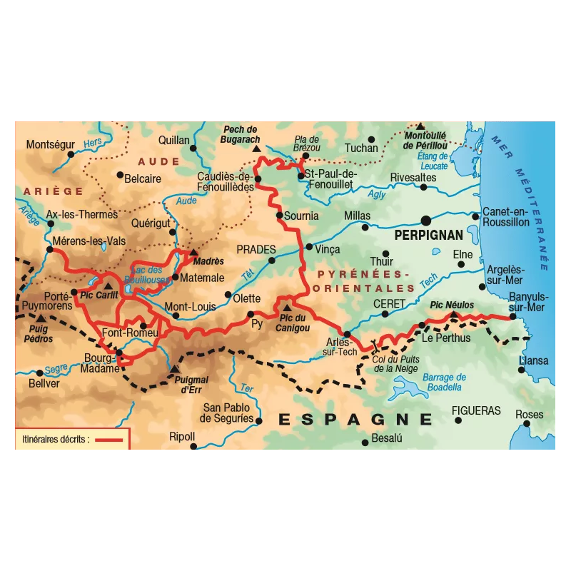 Topo-guide du GR®10 - Pyrénées Orientales (4/4)